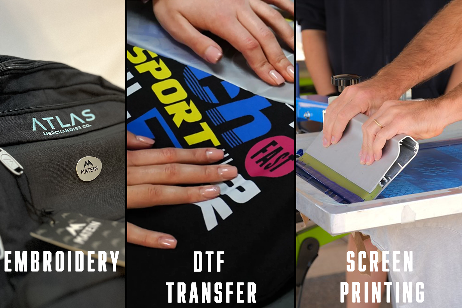 Embroidery vs DTF vs Screen Printing: How to Choose the Right Method ...